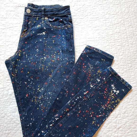 Gymboree | Bottoms | Girls 4 Paint Splatter Jeans | Poshmark